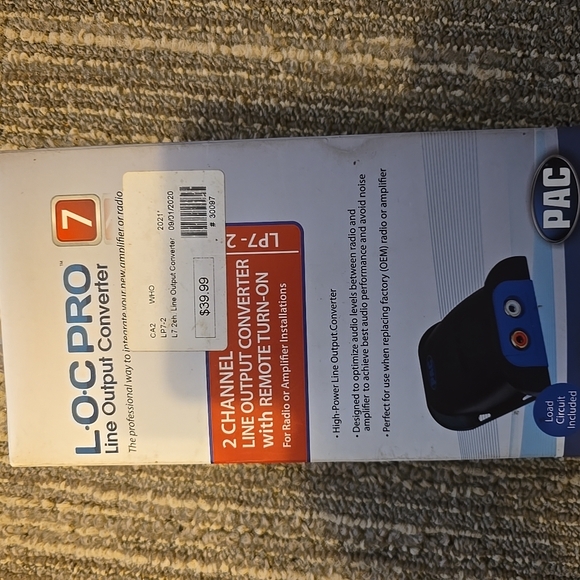 Other | Pac Loc Pro 7 2channel Line Output Converter | Poshmark